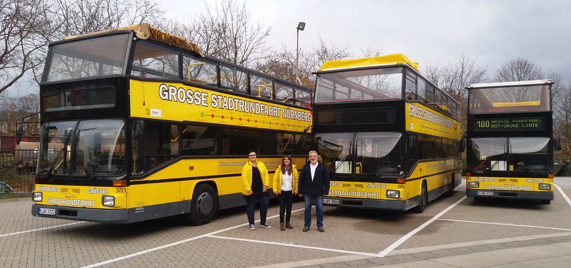Nürnberg City Tours - City Line - The Yellow Double-Decker-Buses - Congress- und Tourismus ...
